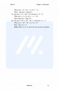 NCERT Solutions for Class 10 Maths Chapter 2 – Polynomials – MathonGo