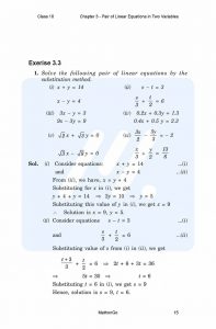 NCERT Solutions for Class 10 Maths Chapter 3 Exercise 3.3 – MathonGo