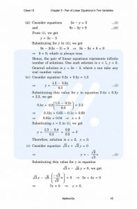 NCERT Solutions for Class 10 Maths Chapter 3 – Pair of Linear Equations ...