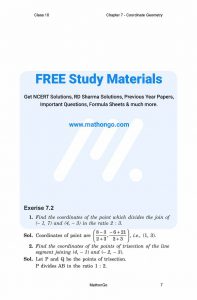 NCERT Solutions for Class 10 Maths Chapter 7 Exercise 7.2 – MathonGo