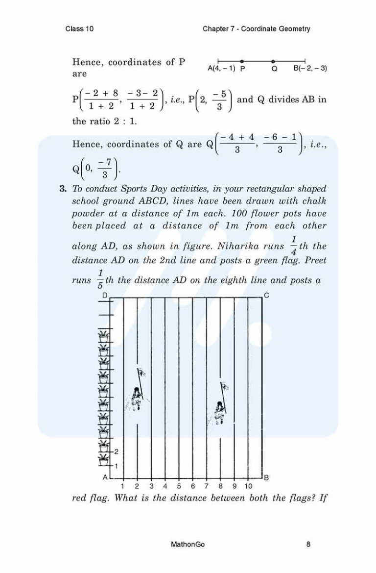 NCERT Solutions for Class 10 Maths Chapter 7 – Coordinate Geometry ...