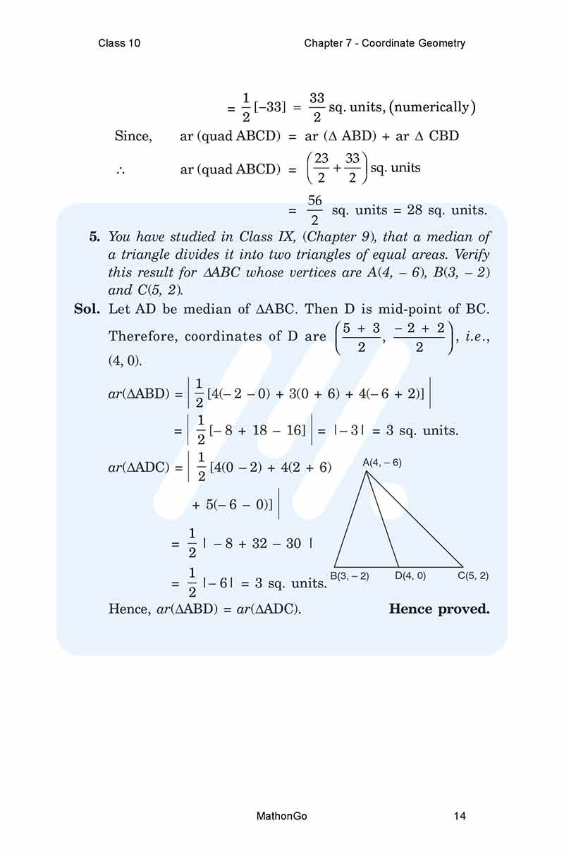 NCERT Solutions for Class 10 Maths Chapter 7 – Coordinate Geometry ...