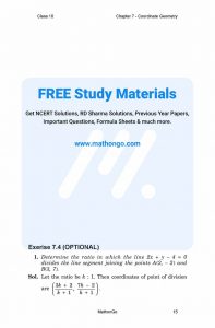 NCERT Solutions for Class 10 Maths Chapter 7 – Coordinate Geometry ...