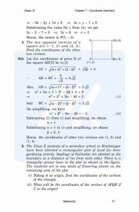 NCERT Solutions for Class 10 Maths Chapter 7 – Coordinate Geometry ...