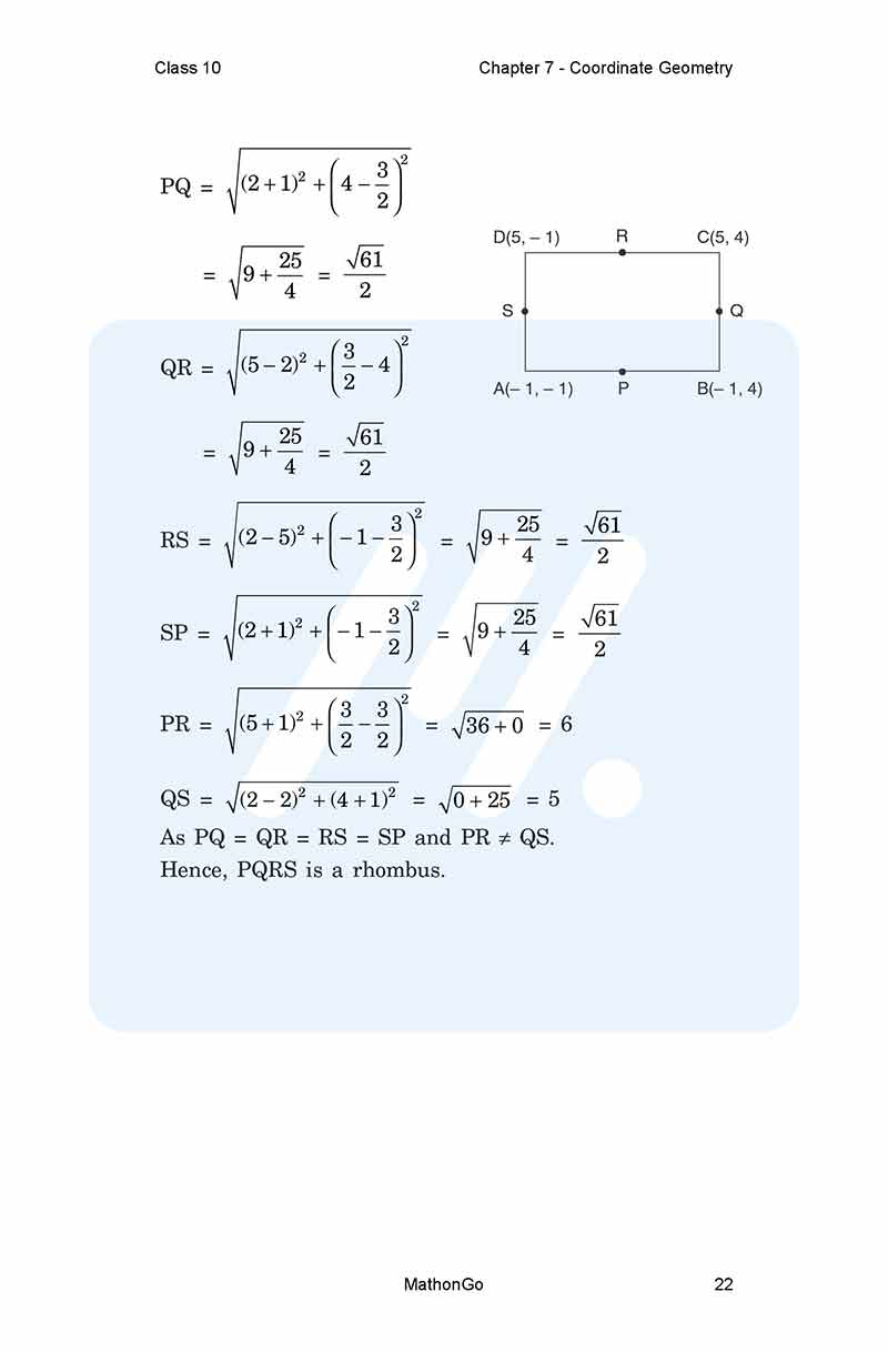 NCERT Solutions for Class 10 Maths Chapter 7 – Coordinate Geometry ...