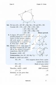 NCERT Solutions for Class 10 Maths Chapter 10 – Circles – MathonGo