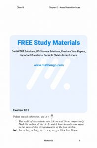 NCERT Solutions for Class 10 Maths Chapter 12 Exercise 12.1 – MathonGo