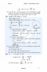 NCERT Solutions for Class 10 Maths Chapter 12 – Areas Related to ...