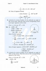 NCERT Solutions for Class 10 Maths Chapter 12 – Areas Related to ...
