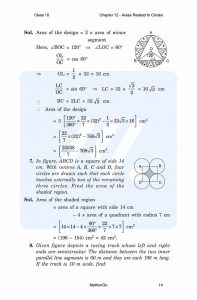 NCERT Solutions for Class 10 Maths Chapter 12 – Areas Related to ...