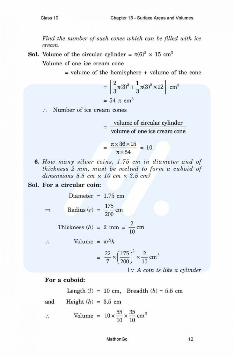NCERT Solutions for Class 10 Maths Chapter 13 Exercise 13.3 – MathonGo