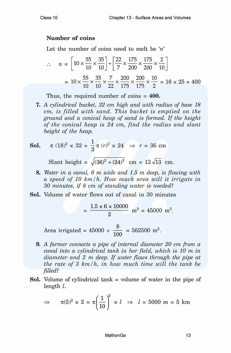 NCERT Solutions for Class 10 Maths Chapter 13 Exercise 13.3 – MathonGo