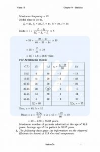 NCERT Solutions for Class 10 Maths Chapter 14 – Statistics – MathonGo