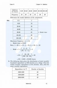 NCERT Solutions for Class 10 Maths Chapter 14 – Statistics – MathonGo