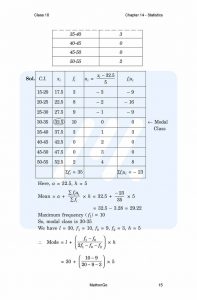 NCERT Solutions for Class 10 Maths Chapter 14 – Statistics – MathonGo