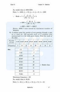 NCERT Solutions for Class 10 Maths Chapter 14 – Statistics – MathonGo