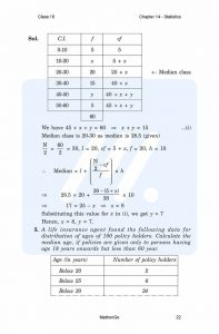 NCERT Solutions for Class 10 Maths Chapter 14 – Statistics – MathonGo
