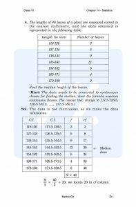 NCERT Solutions for Class 10 Maths Chapter 14 – Statistics – MathonGo