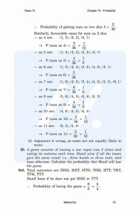 NCERT Solutions for Class 10 Maths Chapter 15 – Probability – MathonGo