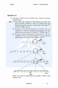NCERT Solutions for Class 9 Maths Chapter 1 – Number Systems – MathonGo