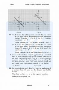 NCERT Solutions for Class 9 Maths Chapter 4 – Linear Equations in Two ...