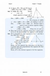 NCERT Solutions for Class 9 Maths Chapter 7 – Triangles – MathonGo