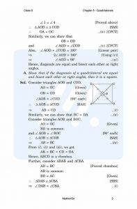 NCERT Solutions for Class 9 Maths Chapter 8 – Quadrilaterals – MathonGo
