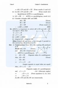 NCERT Solutions for Class 9 Maths Chapter 8 – Quadrilaterals – MathonGo