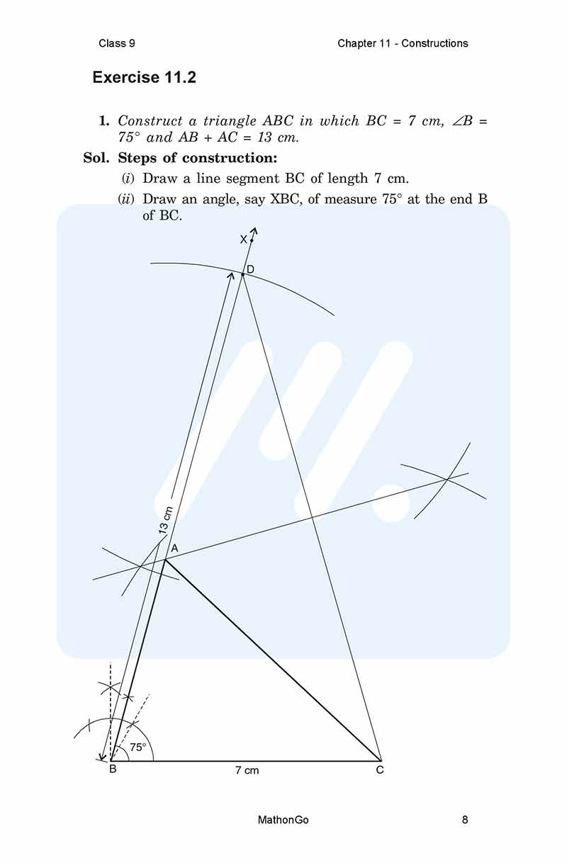 Ncert Solutions For Class 9 Maths Chapter 11 Constructions Mathongo