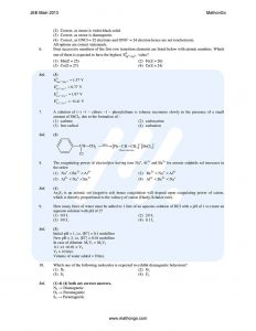 JEE Main 2013 Previous Year Question Paper with Answer Keys – MathonGo