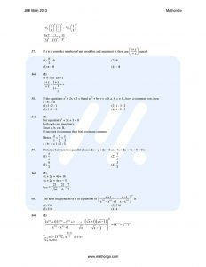 JEE Main 2013 Previous Year Question Paper with Answer Keys – MathonGo