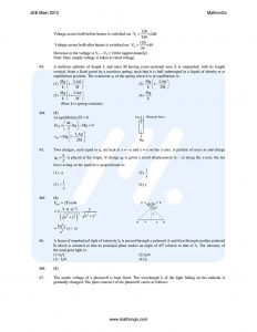 JEE Main 2013 Previous Year Question Paper with Answer Keys – MathonGo