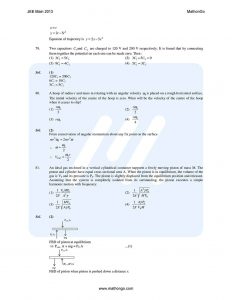 JEE Main 2013 Previous Year Question Paper with Answer Keys – MathonGo