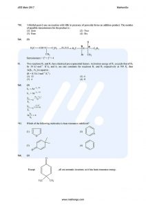 JEE Main 2017 Previous Year Question Paper with Answer Keys – MathonGo