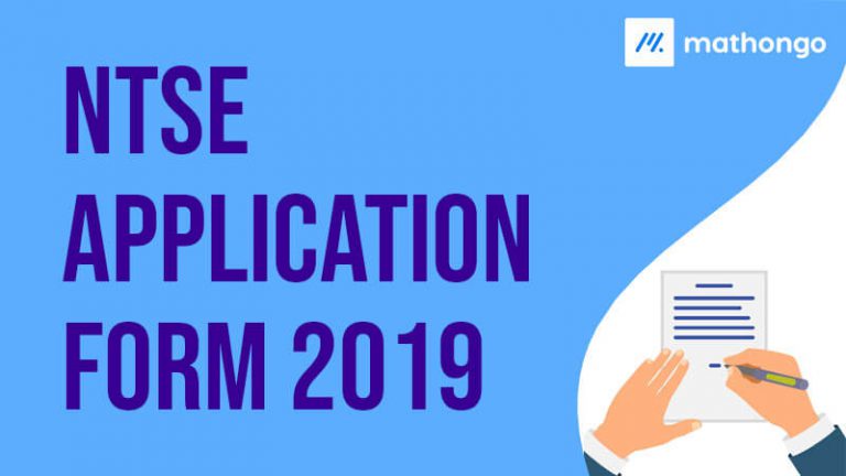 NTSE Application Form 2019-20 – MathonGo