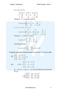 NCERT Exemplar for Class 12 Maths Chapter 4 – MathonGo