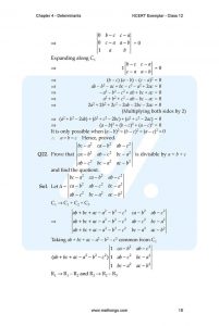NCERT Exemplar for Class 12 Maths Chapter 4 – MathonGo