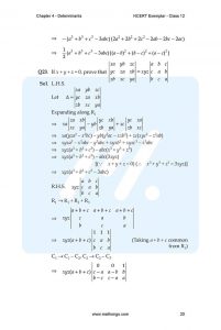 NCERT Exemplar for Class 12 Maths Chapter 4 – MathonGo