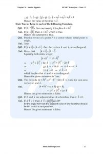 NCERT Exemplar for Class 12 Maths Chapter 10 – MathonGo