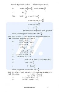 NCERT Exemplar for Class 11 Maths Chapter 3 – MathonGo