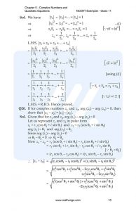 NCERT Exemplar for Class 11 Maths Chapter 5 – MathonGo