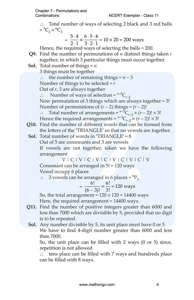 NCERT Exemplar for Class 11 Maths Chapter 7 – MathonGo