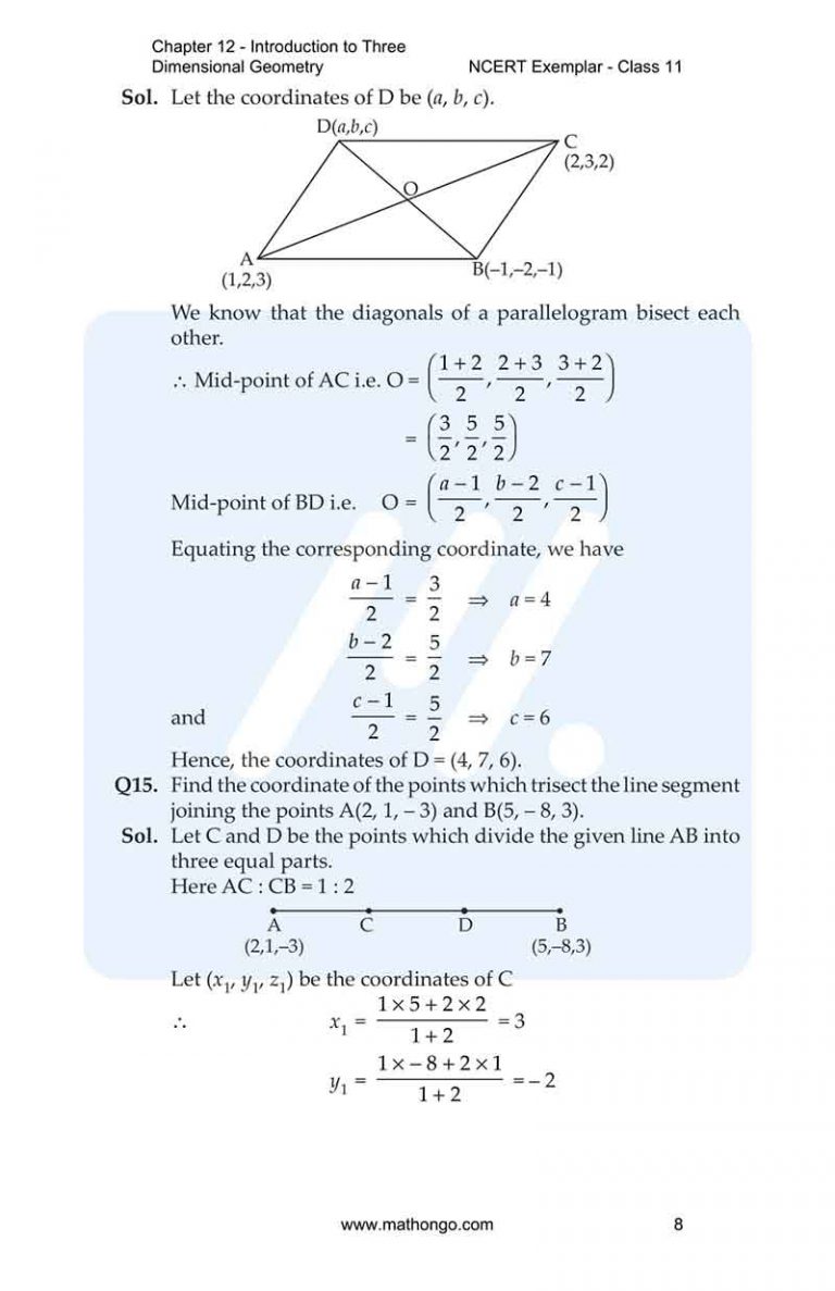 NCERT Exemplar for Class 11 Maths Chapter 12 – MathonGo