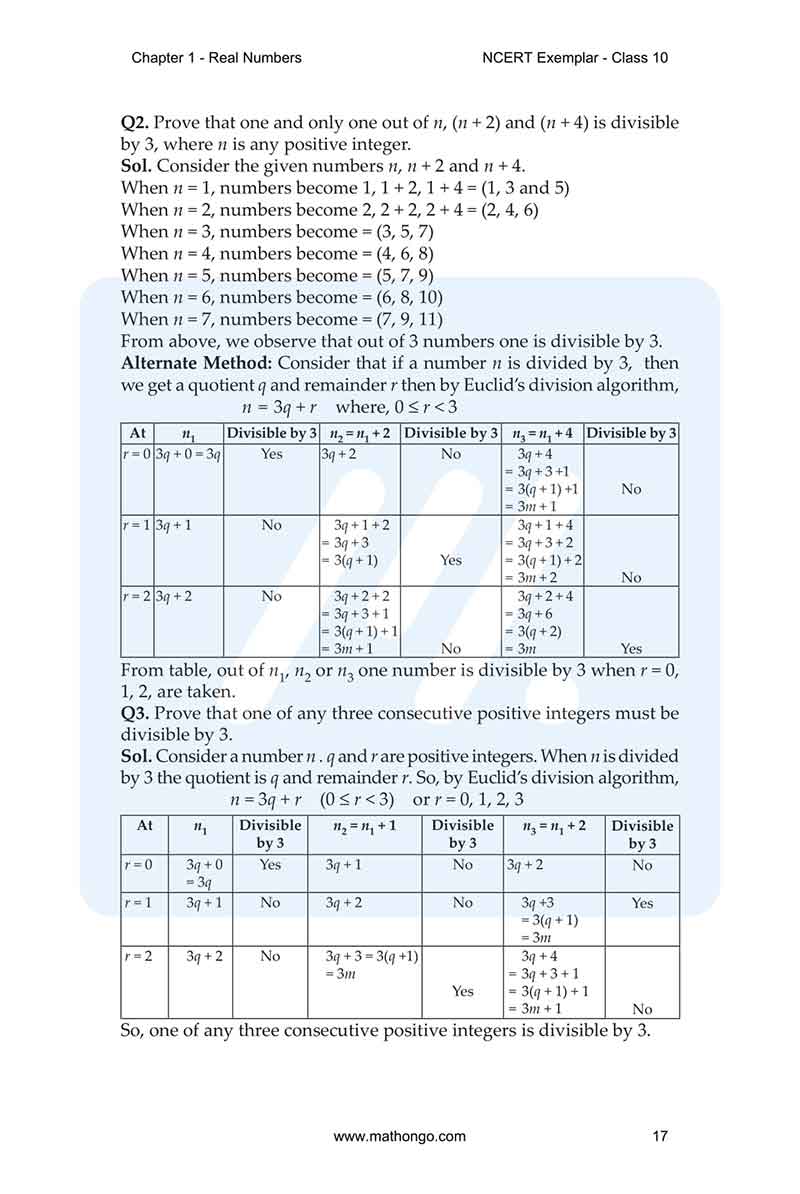NCERT Exemplar for Class 10 Maths Chapter 1 – MathonGo