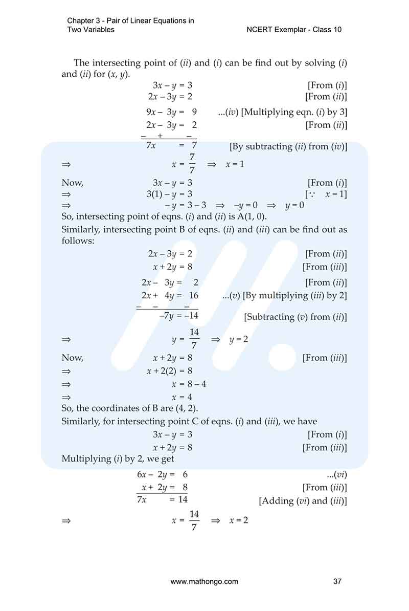 NCERT Exemplar for Class 10 Maths Chapter 3 – MathonGo