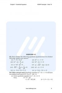 NCERT Exemplar for Class 10 Maths Chapter 4 – MathonGo