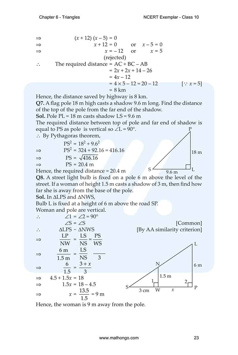 NCERT Exemplar for Class 10 Maths Chapter 6 – MathonGo
