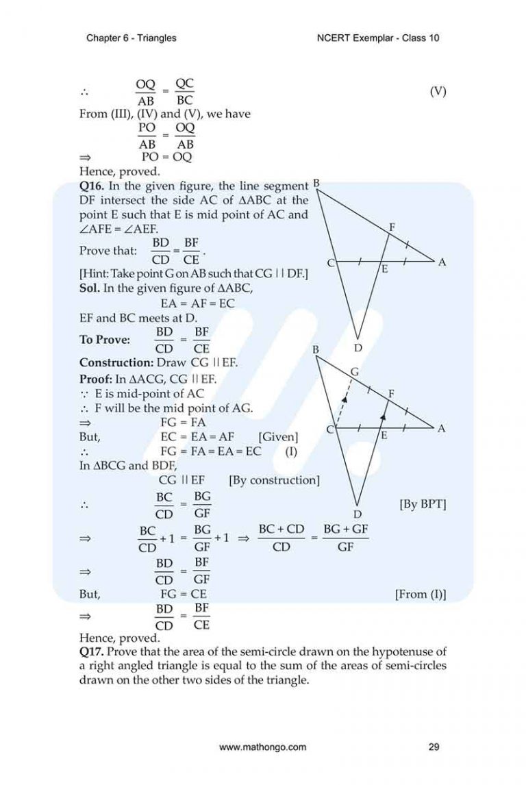 NCERT Exemplar for Class 10 Maths Chapter 6 – MathonGo