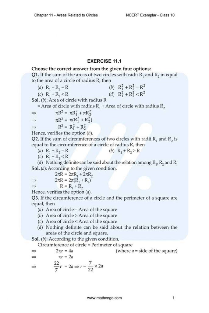 NCERT Exemplar For Class 10 Maths Chapter 11 MathonGo NCERT Exemplar For Class 10 Maths Chapter 11 MathonGo