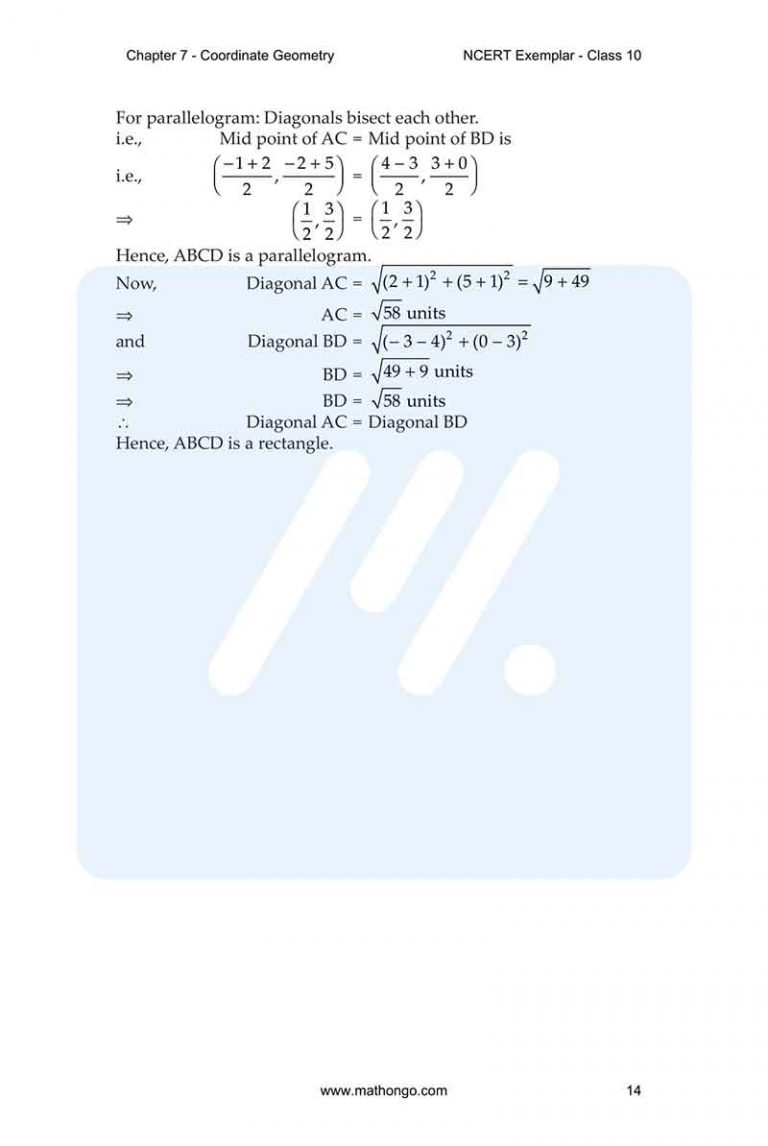 NCERT Exemplar for Class 10 Maths Chapter 7 – MathonGo